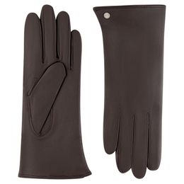 Roeckl Fingerhandschuhe 'PAVIA' Damen Gr&ouml;&szlig;e M/L braun / kastanienbraun / dunkelbraun