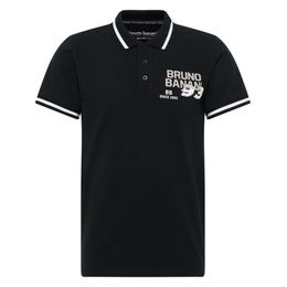 Bruno Banani Poloshirt 'Dean' Herren Gr&ouml;&szlig;e L schwarz / wei&szlig;