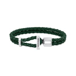 Thomas Sabo Armband Herren Gr&ouml;&szlig;e 19 dunkelgr&uuml;n / silber