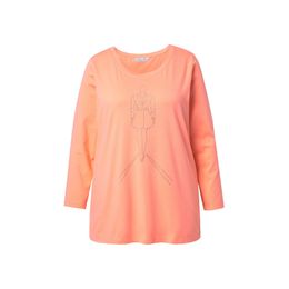 MIAMODA Shirt Damen Gr&ouml;&szlig;e 8XL pastellorange