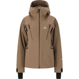 SOS Skijacke 'La Thule' Damen Gr&ouml;&szlig;e M brokat / schwarz / offwhite