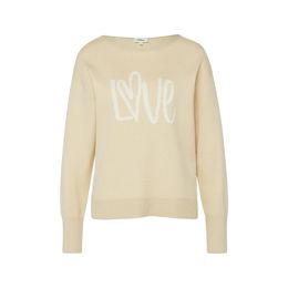 s.Oliver Pullover Damen Gr&ouml;&szlig;e XS beige / wei&szlig;