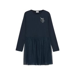 s.Oliver Kleid M&auml;dchen Gr&ouml;&szlig;e 128 navy / silber