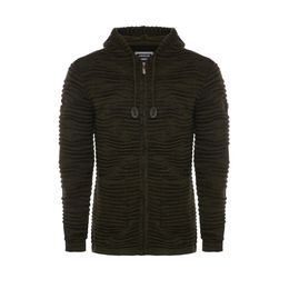 Carisma Strickjacke Herren Gr&ouml;&szlig;e M khaki