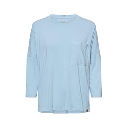 Camel Active T-Shirt mit 3/4-&Auml;rmeln Damen Gr&ouml;&szlig;e M hellblau