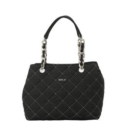 Replay Schultertasche Damen Gr&ouml;&szlig;e One Size schwarz / silber / wei&szlig;