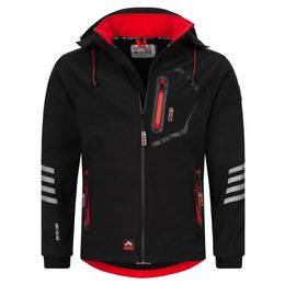 Arctic Seven Funktionsjacke Herren Gr&ouml;&szlig;e XL silbergrau / neonrot / schwarz / wei&szlig;