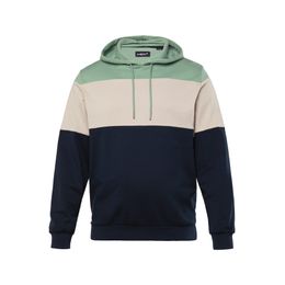 Men Plus Sweatshirt Herren Gr&ouml;&szlig;e 7XL beige / navy / gr&uuml;n