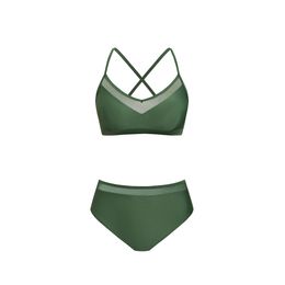 Cupshe Bikini 'DAA12C5G013RR' Damen Gr&ouml;&szlig;e XS gr&uuml;n