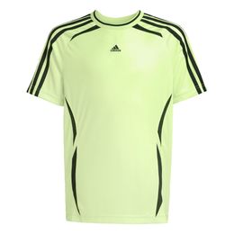 adidas originals T-Shirt 'Teamgeist' Jungen Gr&ouml;&szlig;e 176 hellgr&uuml;n / schwarz