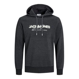 Jack & Jones Jack & Jones Sweatshirt 'JJAlvis' Herren Gr&ouml;&szlig;e XXL schwarzmeliert / wei&szlig;