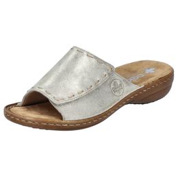 Rieker Pantolette Damen Gr&ouml;&szlig;e 36 silber