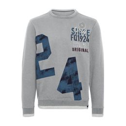 FQ1924 Sweatshirt 'Mangus' Herren Gr&ouml;&szlig;e XL blau / grau