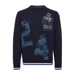 FQ1924 Sweatshirt 'Mangus' Herren Gr&ouml;&szlig;e L navy / blutrot / wei&szlig;