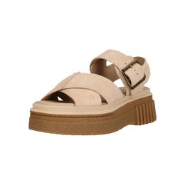 Clarks Sandale 'Evamar' Damen Gr&ouml;&szlig;e 41.5 beige