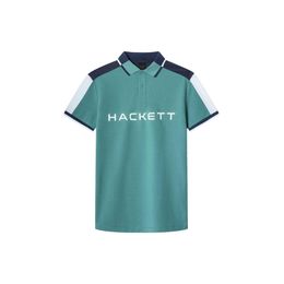 Hackett London Poloshirt Herren Gr&ouml;&szlig;e XL marine / mint / offwhite