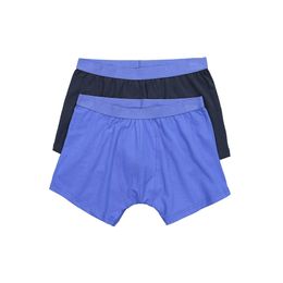 Men Plus Boxershorts Herren Gr&ouml;&szlig;e 8XL azur / schwarz