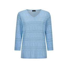 GOLDNER Pullover Damen Gr&ouml;&szlig;e M hellblau