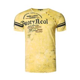 Rusty Neal T-Shirt Herren Gr&ouml;&szlig;e XL gelb