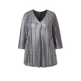 Ulla Popken Bluse Damen Gr&ouml;&szlig;e L/XL silber