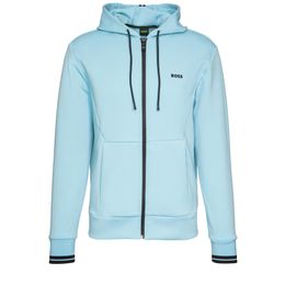 BOSS Sweatjacke Herren Gr&ouml;&szlig;e S blau