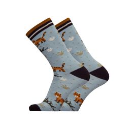 UphillSport Socken 'TIGER' Damen Gr&ouml;&szlig;e 35/38 blau