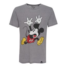 Recovered T-Shirt 'Disney Mickey Mouse Panic' Herren Gr&ouml;&szlig;e XL hellgrau