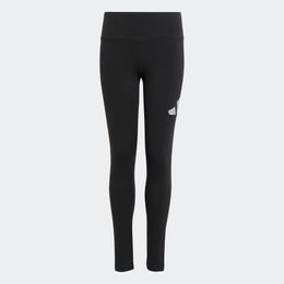 adidas Sportswear Sporthose M&auml;dchen Gr&ouml;&szlig;e 164 schwarz / silber