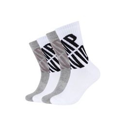 CAMP DAVID Socken Herren Gr&ouml;&szlig;e 43/46 grau / schwarz / wei&szlig;