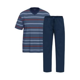 Ammann Pyjama kurz 'Night & Home Cotton' Herren Gr&ouml;&szlig;e XL dunkelblau