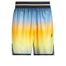adidas Performance Sportshorts 'Crazy Lite' Herren Gr&ouml;&szlig;e M hellblau / gelb / orange / schwarz