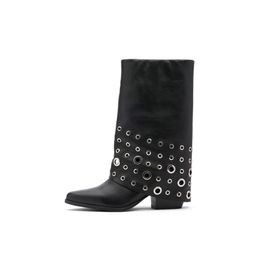 Sacha London SACHA Stiefeletten Damen Gr&ouml;&szlig;e 42 schwarz Winterschuhe
