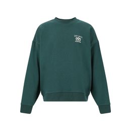 Les'arcs Sweatshirt 'Celinda' Jungen Gr&ouml;&szlig;e 152 gr&uuml;n / wei&szlig;