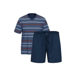 Ammann Pyjama kurz 'Night & Home Cotton' Herren Gr&ouml;&szlig;e S dunkelblau