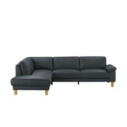 Ravensberger Werkst&auml;tten Ecksofa Leder RW-Select &brvbar; blau &brvbar; Ma&szlig;e (cm): B: 274 H: 77 T: 220.0 &raquo; H&ouml;ffner