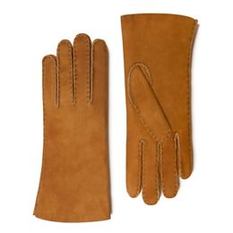 Isabel Bernard Handschuhe Damen Gr&ouml;&szlig;e S/M cognac