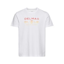 Delmao T-Shirt Herren Gr&ouml;&szlig;e M gelb / pink / wei&szlig;