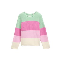 Tom Tailor Pullover M&auml;dchen Gr&ouml;&szlig;e 128 pastellgelb / mint / pink / rosa