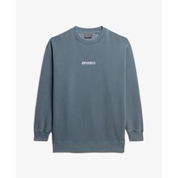 Superdry & Co Sweatshirt Damen Gr&ouml;&szlig;e XL blau / wei&szlig;