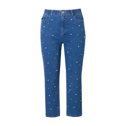 Studio Untold Jeans Damen Gr&ouml;&szlig;e 45/46 blue denim / perlwei&szlig;