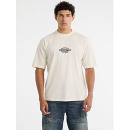 Guess T-Shirt Herren Gr&ouml;&szlig;e L creme / schwarz