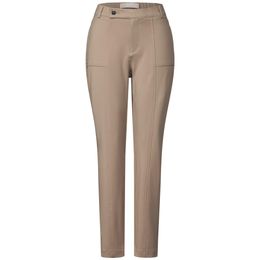 Street One Hose im Casual Fit Damen Gr&ouml;&szlig;e 38 beige