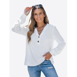 Cupshe Bluse 'CAA04C4J009CC' Damen Gr&ouml;&szlig;e M wei&szlig;