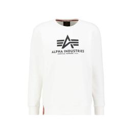Alpha Industries Sweatshirt 'Basic Logo' Herren Gr&ouml;&szlig;e XXL wei&szlig;