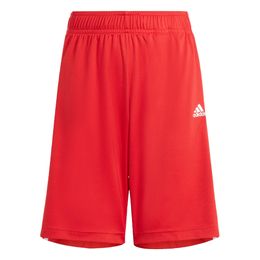 adidas Sportswear Shorts 'Sereno' Jungen Gr&ouml;&szlig;e 116 rot / wei&szlig;
