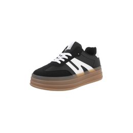 Ital-Design Sneaker Damen Gr&ouml;&szlig;e 39 schwarz / wei&szlig;