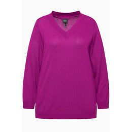 Ulla Popken Pullover Damen Gr&ouml;&szlig;e 9XL/10XL beere