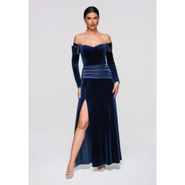 Ombre Abendkleid Damen Gr&ouml;&szlig;e 42 navy Winterkleid