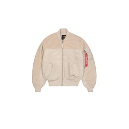 Alpha Industries &Uuml;bergangsjacke 'MA-1 Teddy' Herren Gr&ouml;&szlig;e XXXL beige