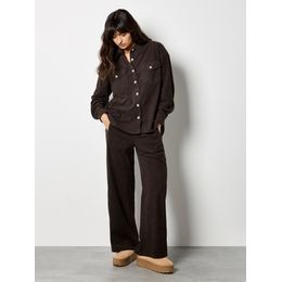 Apricot Pleat Detail Co-ord Trouser ' ' Damen Gr&ouml;&szlig;e 38 braun